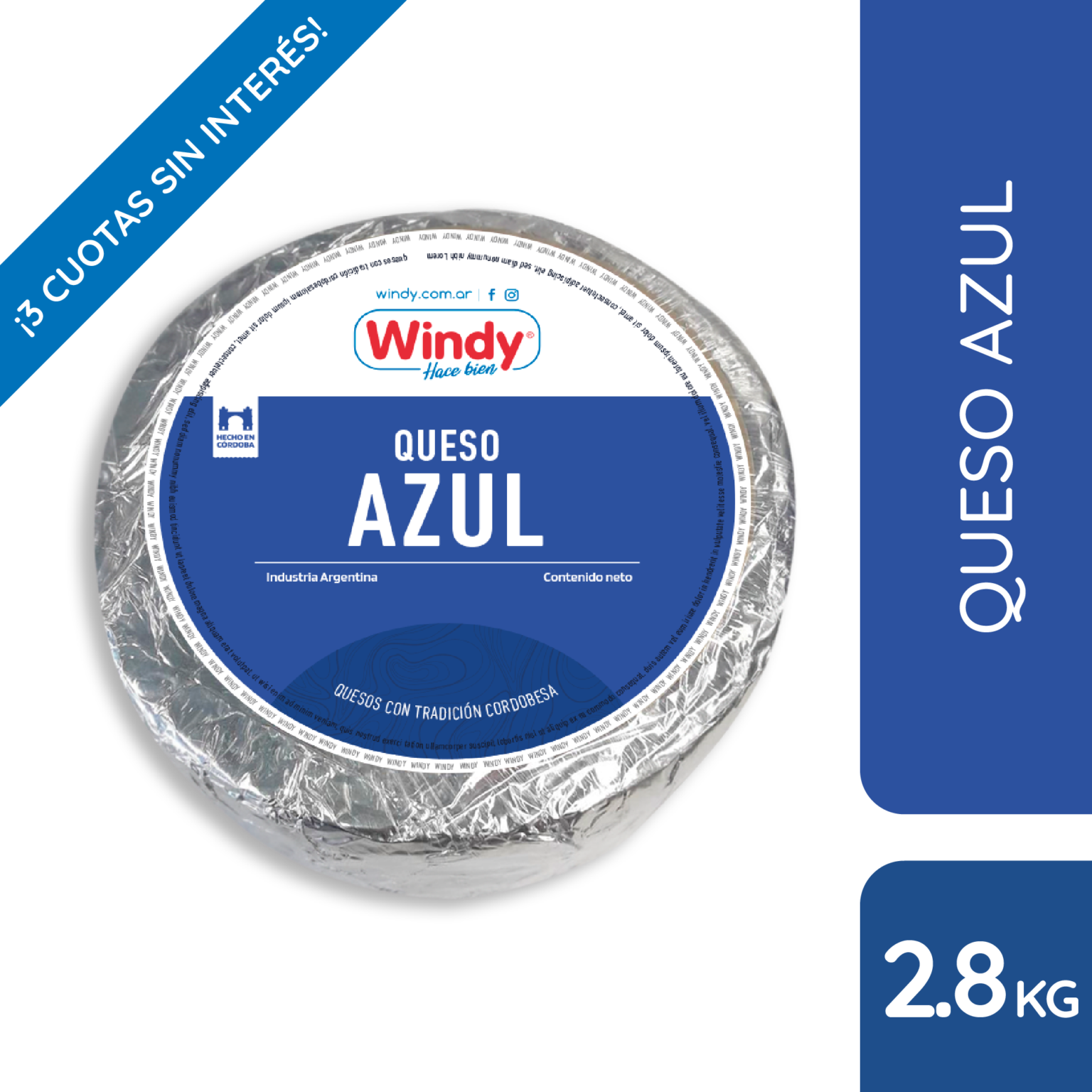 Queso Azul x 2.8kg – Windy