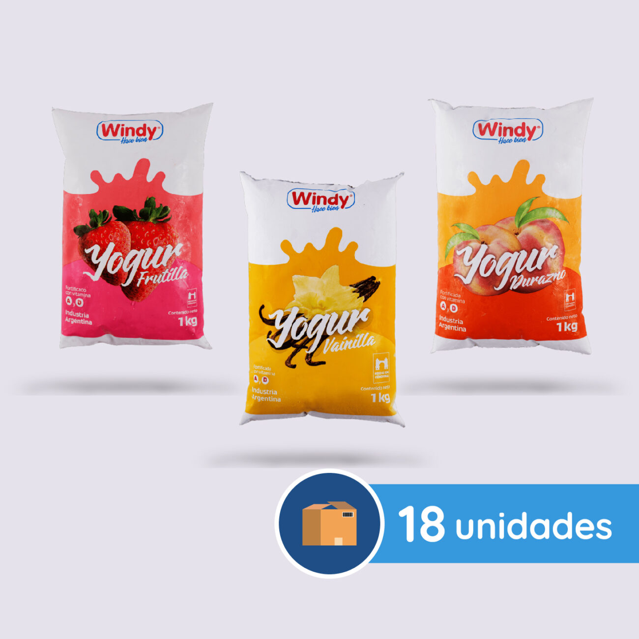 Pack de Yogurt x 18 unidades – Windy